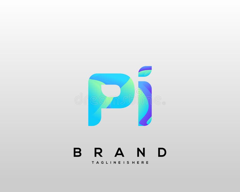 Creative PI Logo Icon Design Stock Illustration - Illustration of icon ...