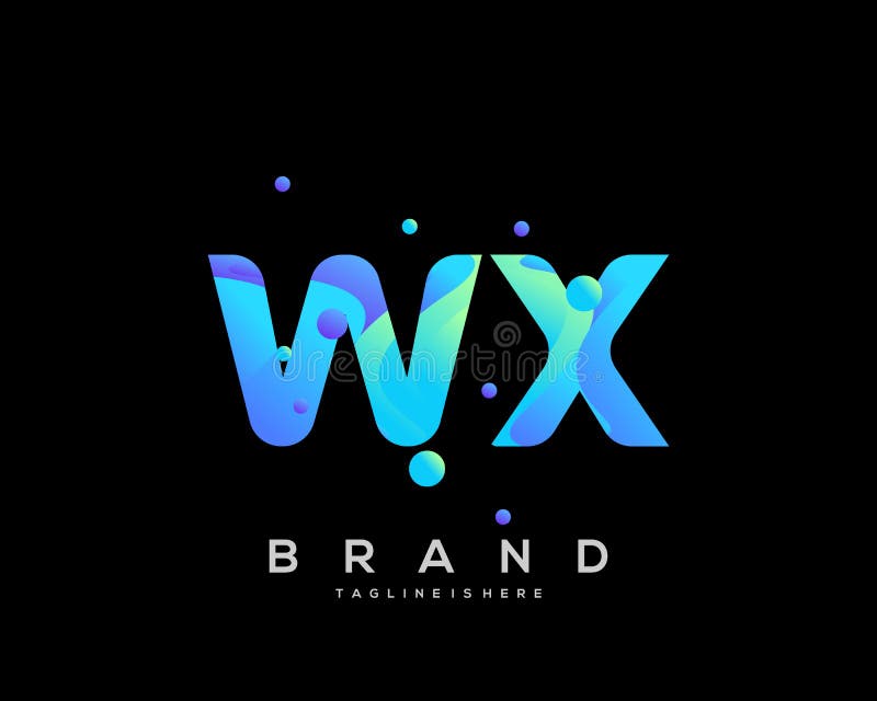 Letter Wx Logo Stock Illustrations – 630 Letter Wx Logo Stock ...