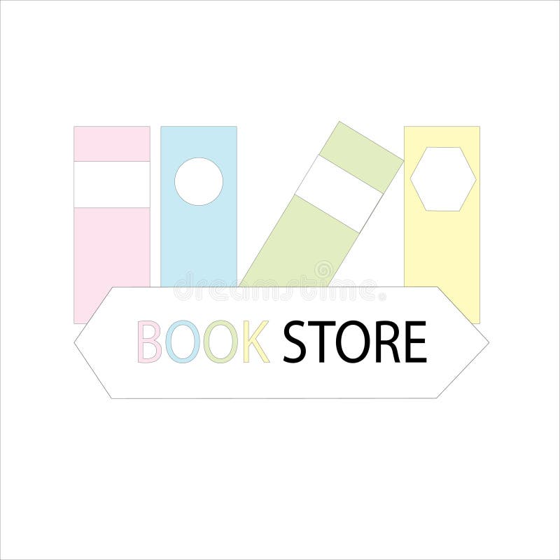 Bookstore Logo Design, Bookshop Vector Sign, Icon, Symbol, Emblem, Logo ...