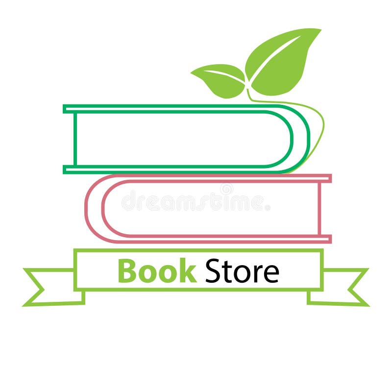 Bookstore Logo Design, Bookshop Vector Sign, Icon, Symbol, Emblem, Logo ...