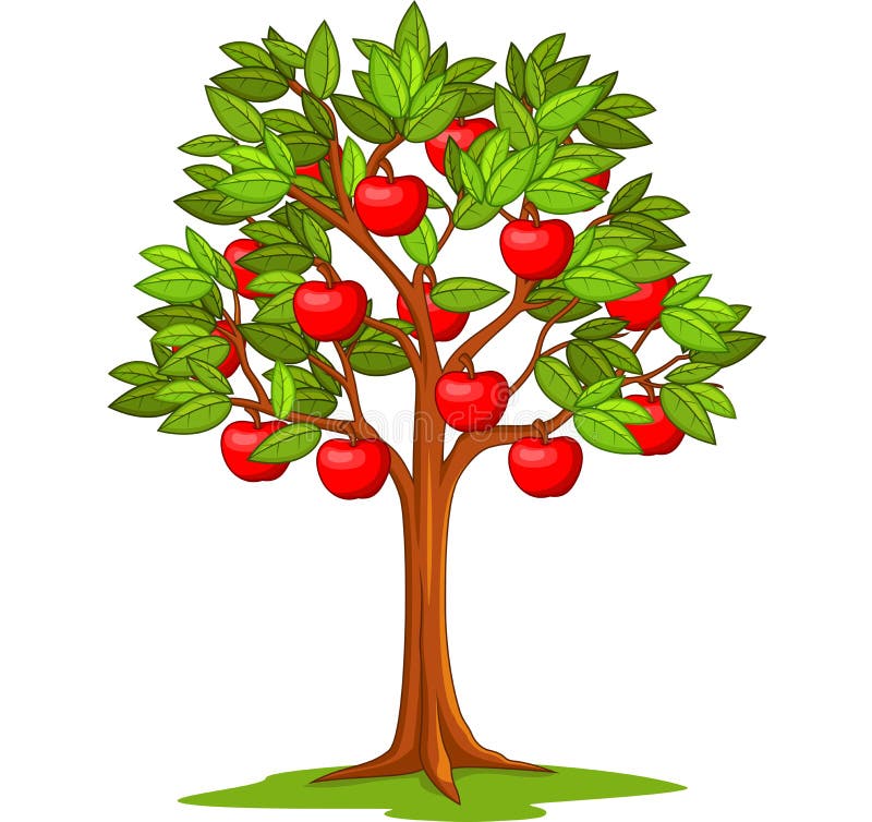 Cartoon Apple Tree Stock Illustrations – 12,272 Cartoon Apple Tree ...