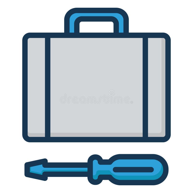 Tool Kit Isolated Vector Icon Easily Editable Stock Vector ...