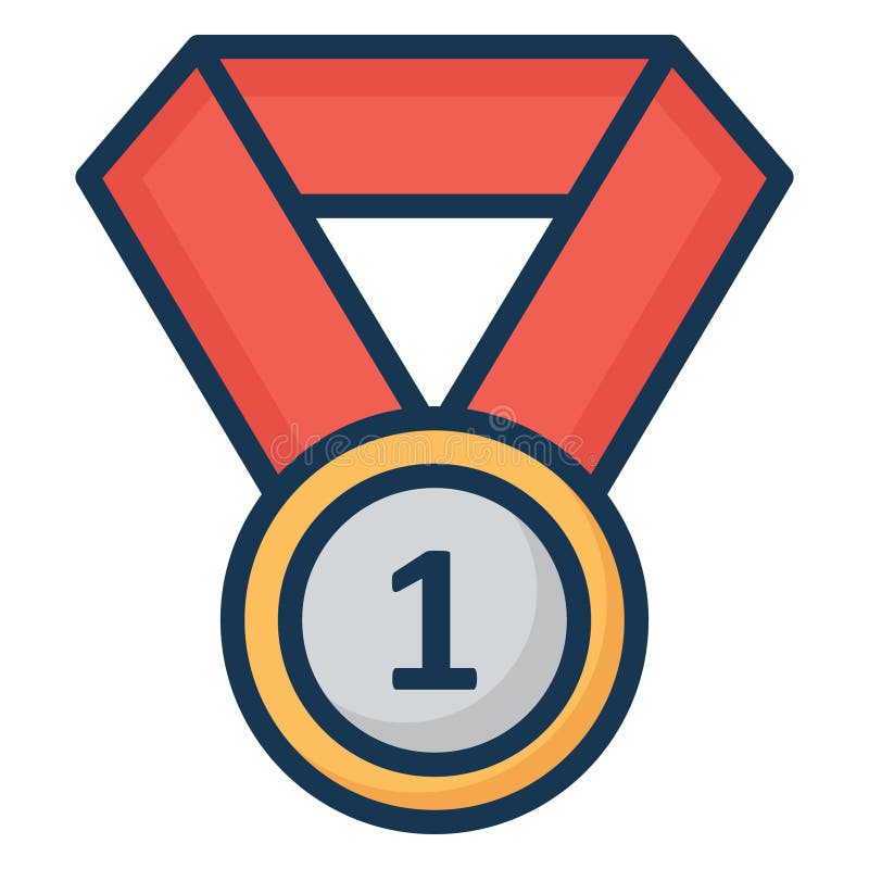 Position Medal Isolated Vector Icon Easily Editable Stock Vector ...
