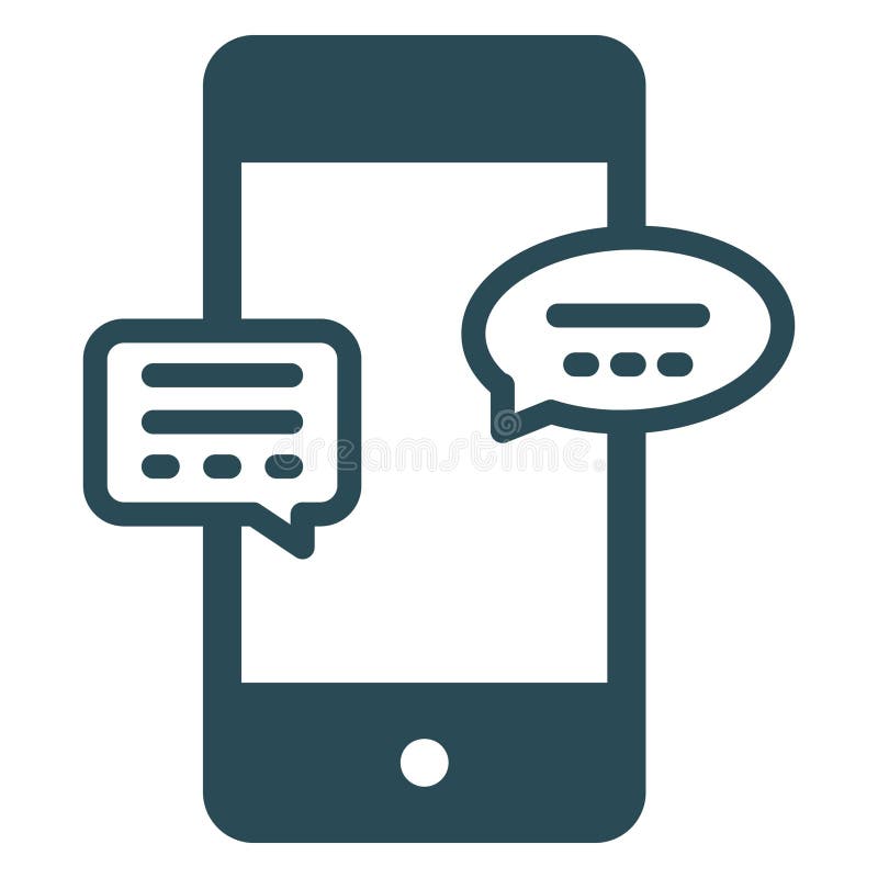 Chatting Isolated Vector Icon Which Can Easily Modify or Edit Stock ...