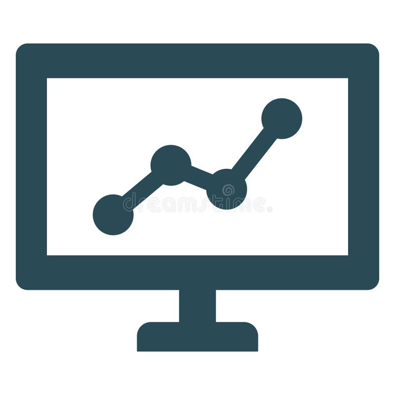 Line Graph Isolated Vector Icon Easily Editable Stock Vector ...