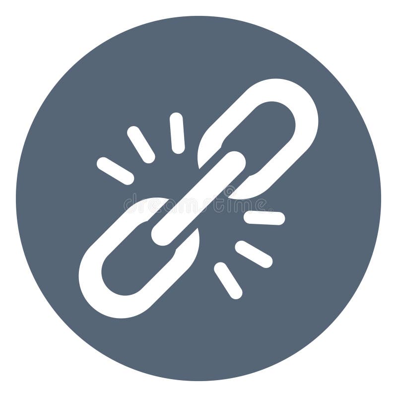 Link Isolated Vector Icon Easily Editable Stock Vector - Illustration ...