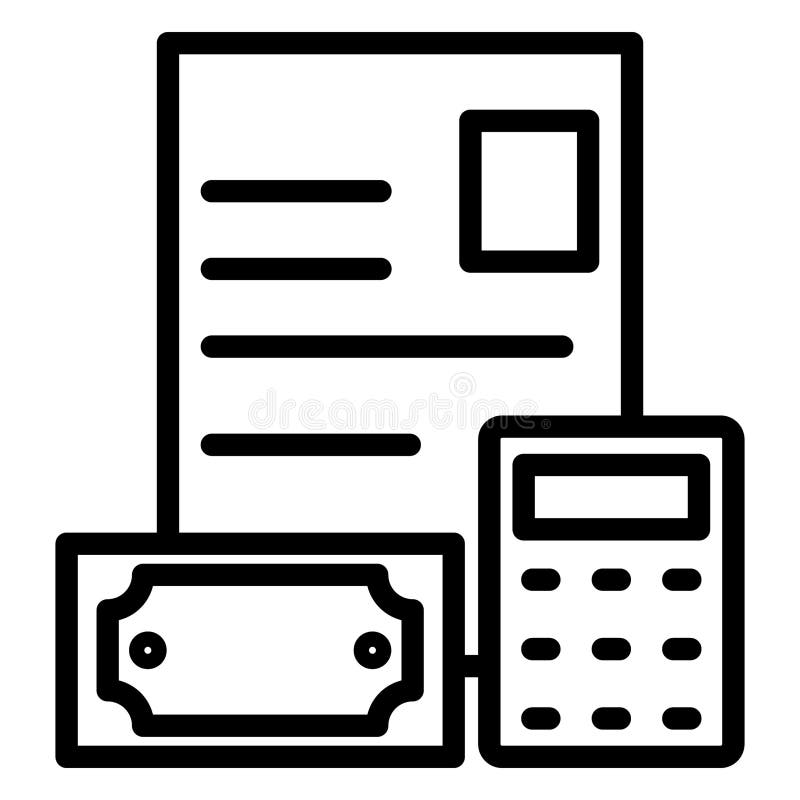 Accounting Isolated Vector Icon Easily Editable Stock Vector ...