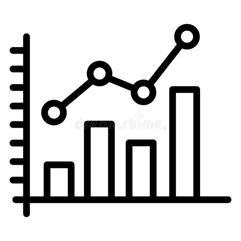 Growth Chart Isolated Vector Icon Easily Editable Stock Vector ...