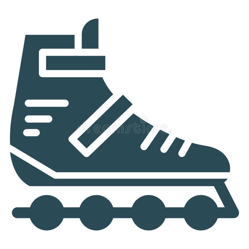 Inline Skates Isolated Vector Icon Which Can Easily Modify Or Edit ...
