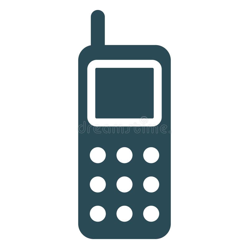 Cordless Phone Isolated Vector Icon Which Can Easily Modify or Edit ...