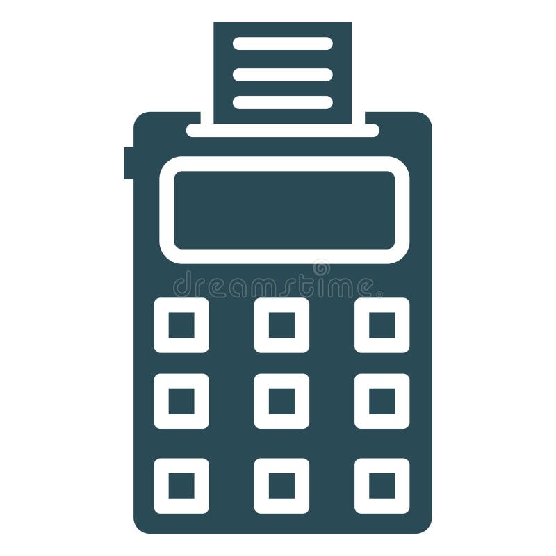 Card Machine Isolated Vector Icon Which Can Easily Modify or Edit Stock ...
