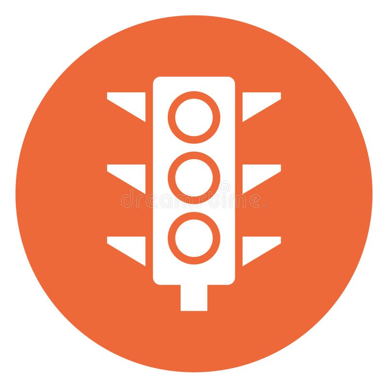 Signal Lights Isolated Vector Icon Which Can Easily Modify or Edit ...