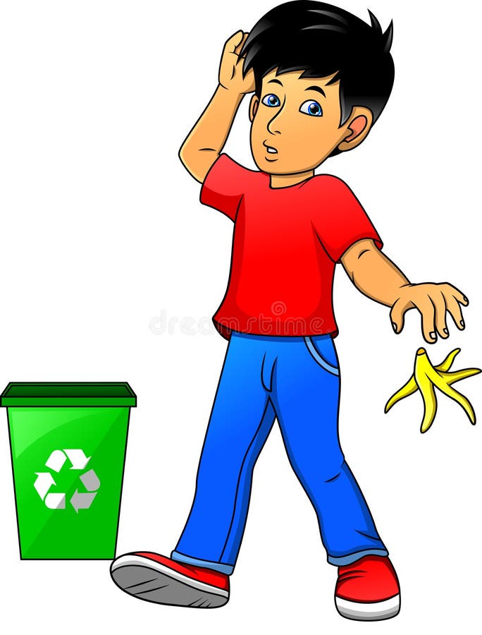 Throwing Garbage On Road