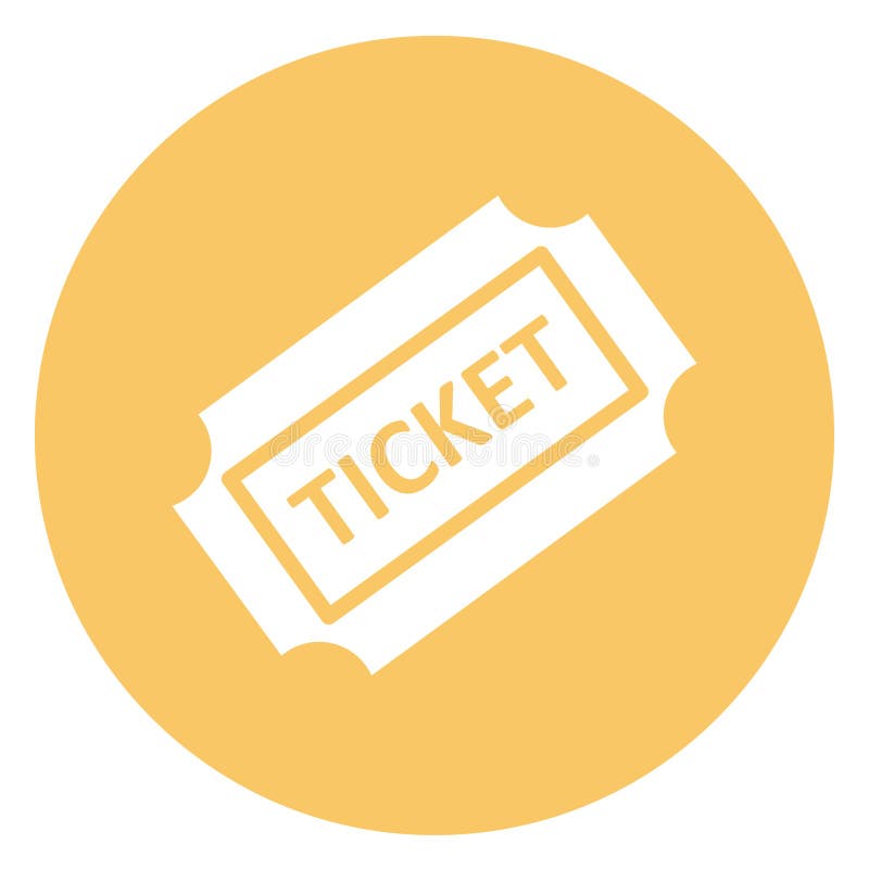 Entry Ticket Isolated Vector Icon Which Can Easily Modify or Edit Stock ...