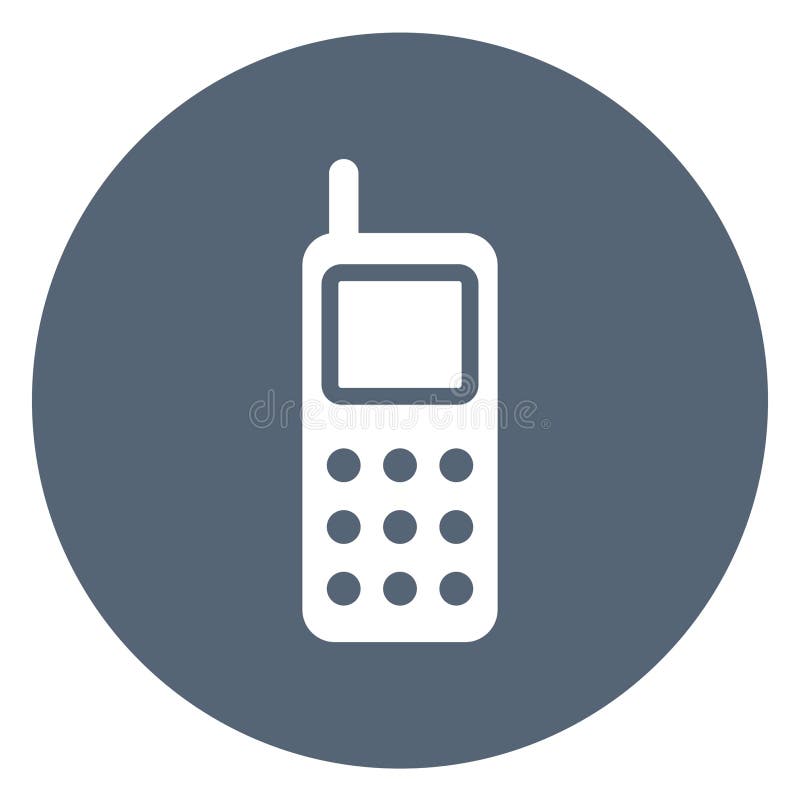 Cordless Phone, Intercom Isolated Vector Icon that Can Be Easily Edited ...