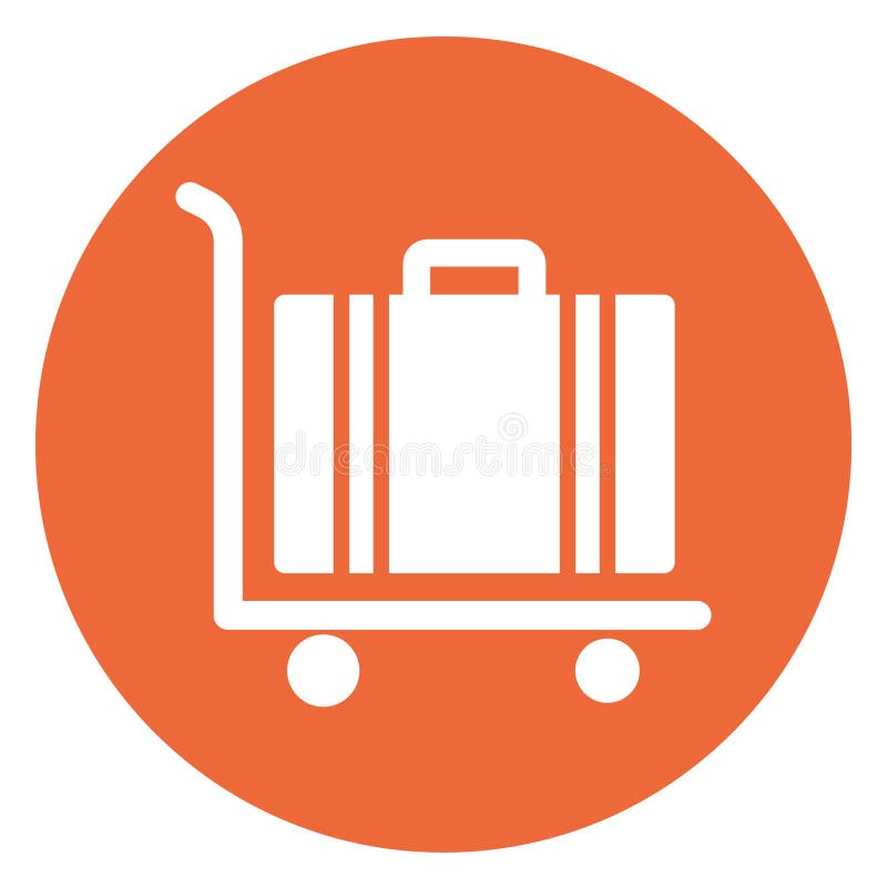 Hand Trolley Isolated Vector Icon Which Can Easily Modify or Edit Stock ...