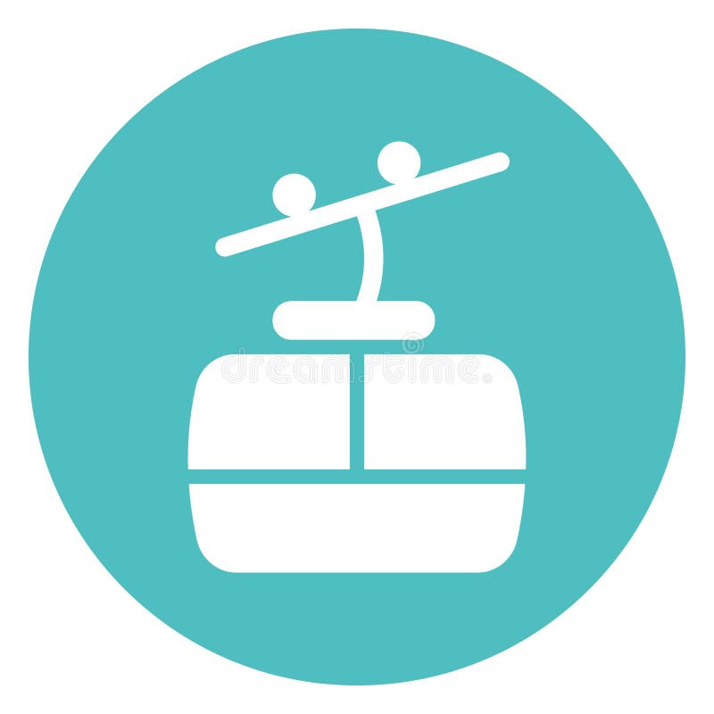 Aerial Lift Isolated Vector Icon Which Can Easily Modify or Edit Stock ...