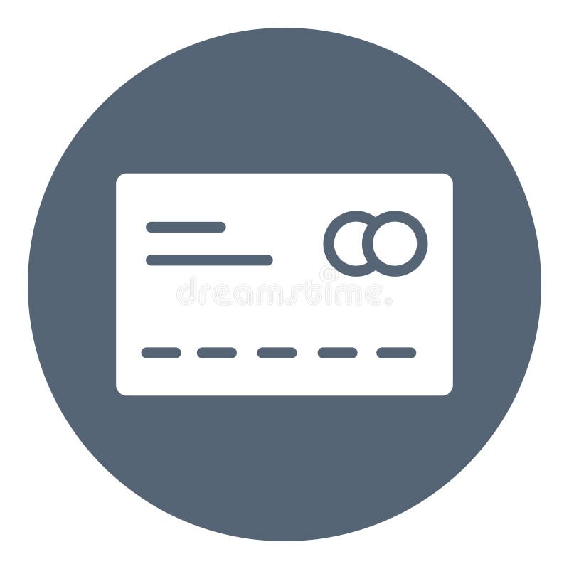 Bank Card Isolated Vector Icon Which Can Easily Modify or Edit Stock ...