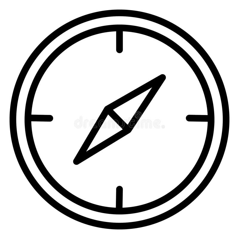 Cardinal Points Isolated Vector Icon Which Can Easily Modify or Edit ...