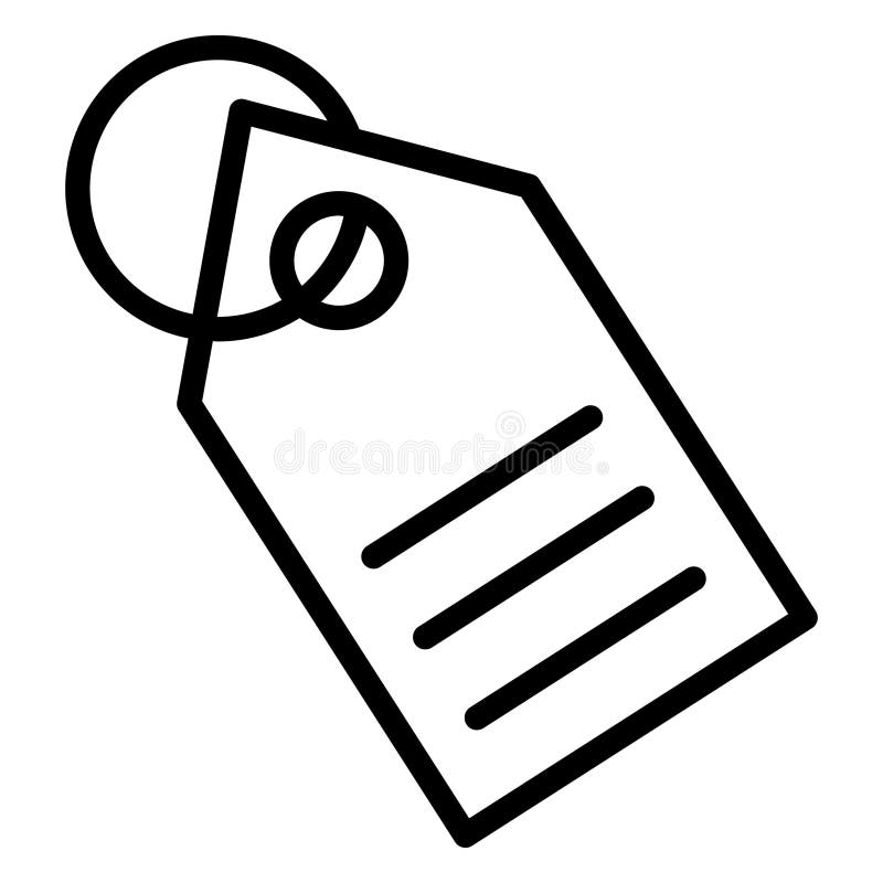 Commercial Tag Isolated Vector Icon Which Can Easily Modify or Edit ...