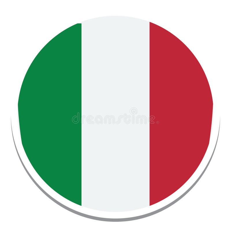 Flag of Italy Flag Isolated Vector Illustration You Can Edit it Stock ...