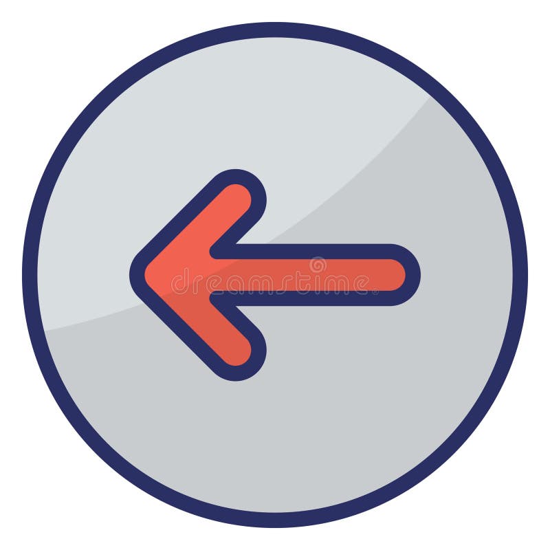 Left Arrow Isolated Isolated Vector Icon Easily Editable Easily Editable Stock Vector ...