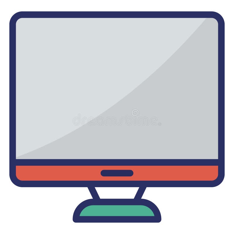 Monitor Isolated Isolated Vector Icon Easily Editable Easily Editable ...