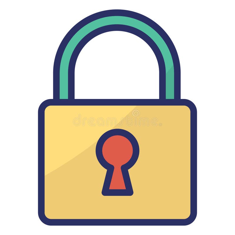 Lock Isolated Isolated Vector Icon Easily Editable Easily Editable ...