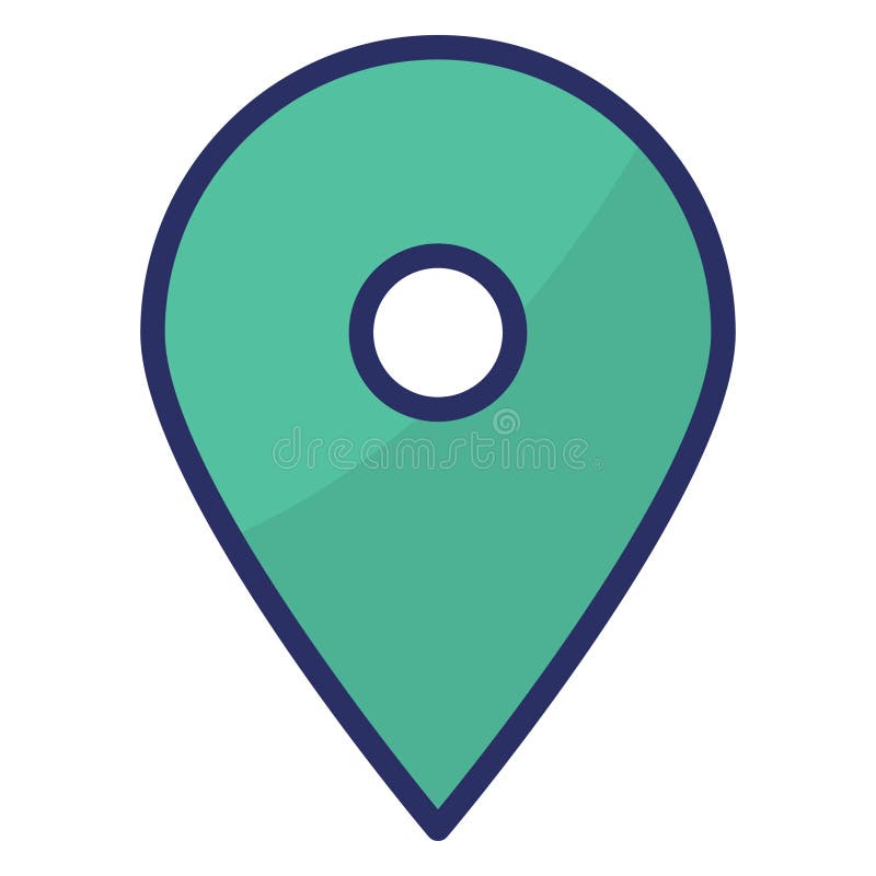 Map Pin Isolated Isolated Vector Icon Easily Editable Easily Editable ...