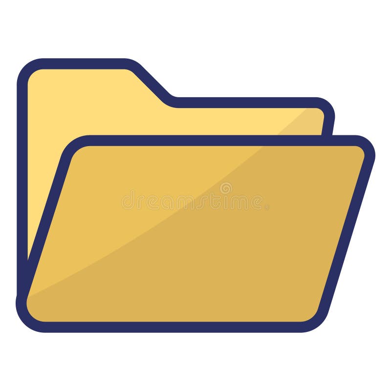 Folder Isolated Isolated Vector Icon Easily Editable Easily Editable ...