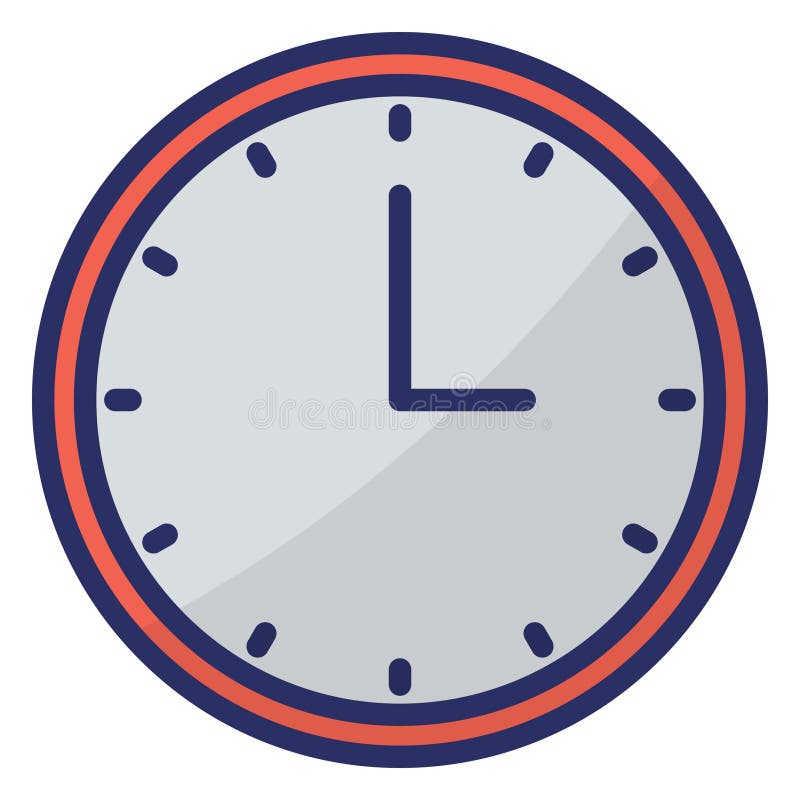 Clock Isolated Isolated Vector Icon Easily Editable Easily Editable ...