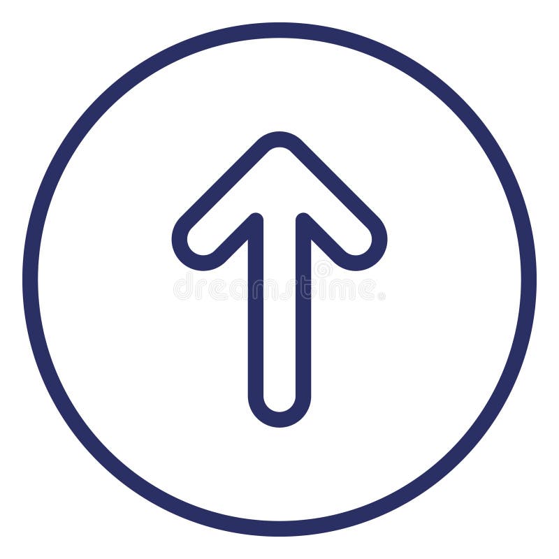 Up Arrow Isolated Isolated Vector Icon Easily Editable Easily Editable Stock Illustration ...