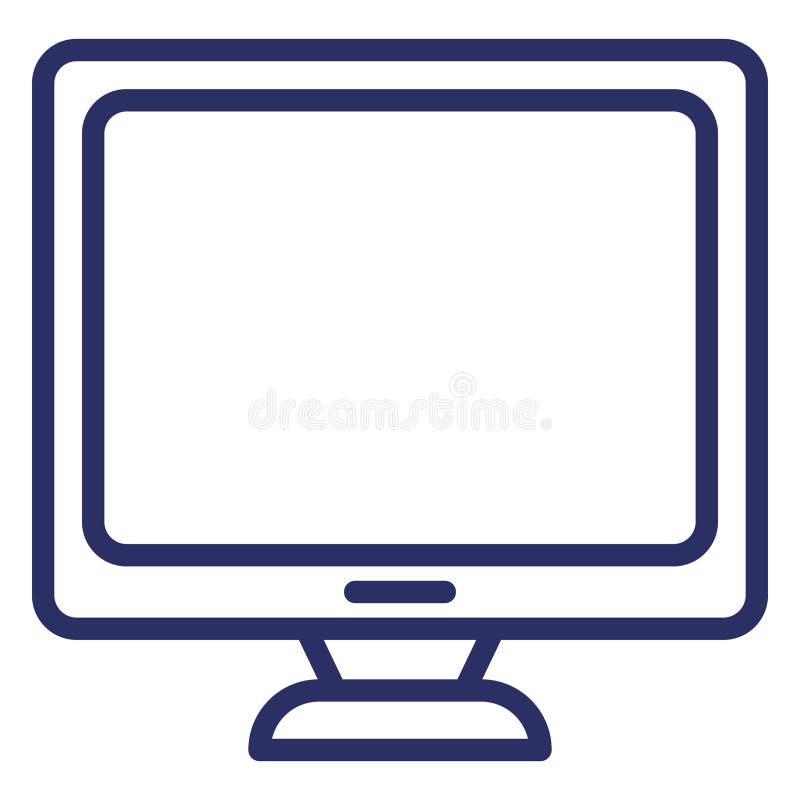 Monitor Isolated Isolated Vector Icon Easily Editable Easily Editable ...