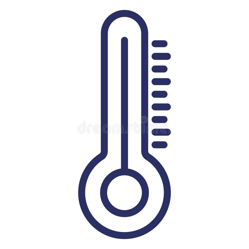 Thermometer Isolated Isolated Vector Icon Easily Editable Easily ...