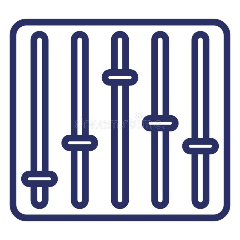 Sound Adjustor Isolated Isolated Vector Icon Easily Editable Easily Editable Stock Vector ...