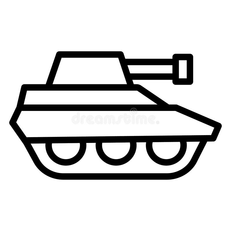 Armed Force Tank Isolated Vector Icon Which Can Easily Modify or Edit ...