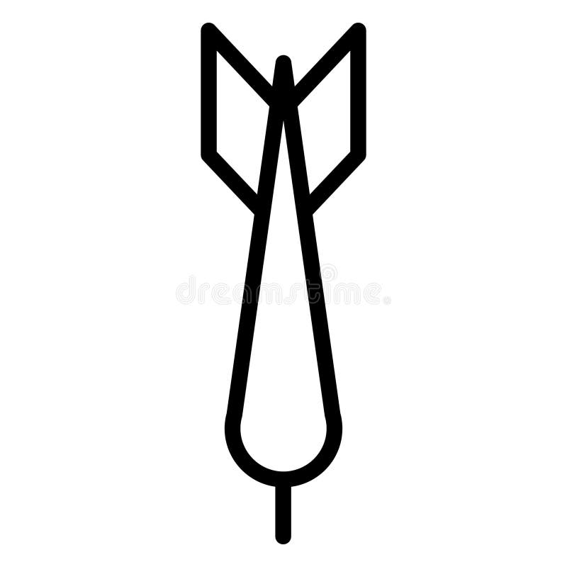 Dart Isolated Vector Icon Which Can Easily Modify or Edit Stock Vector ...