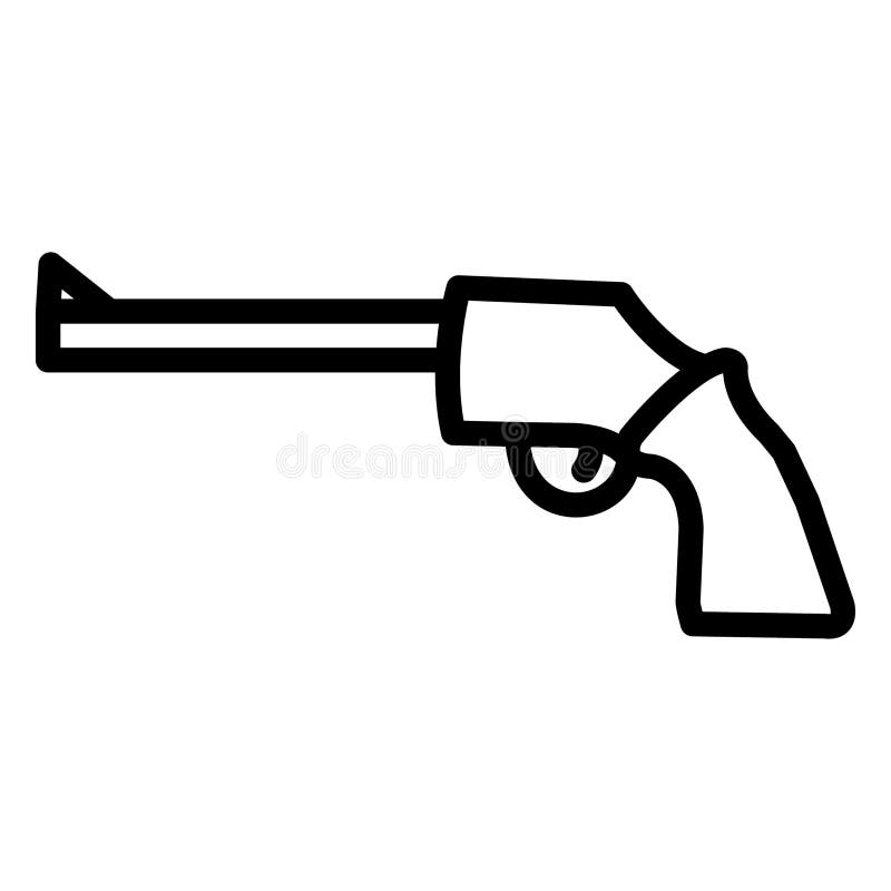 Gun Isolated Vector Icon Which Can Easily Modify or Edit Stock Vector ...