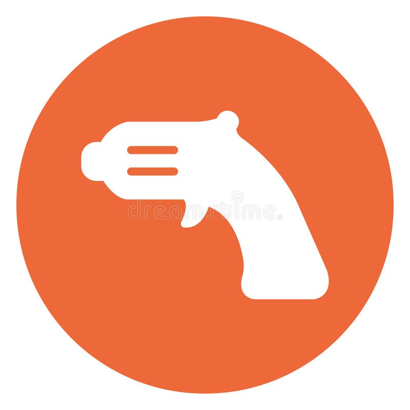 Gun Isolated Vector Icon Which Can Easily Modify or Edit Stock Vector ...