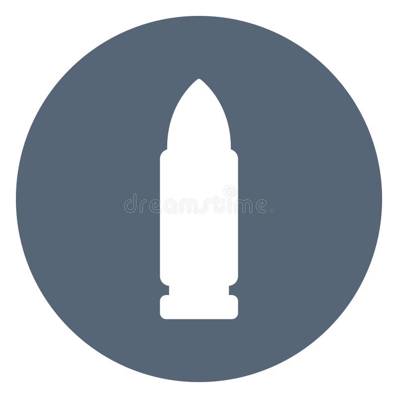 Bullet Isolated Vector Icon Which Can Easily Modify or Edit Stock ...
