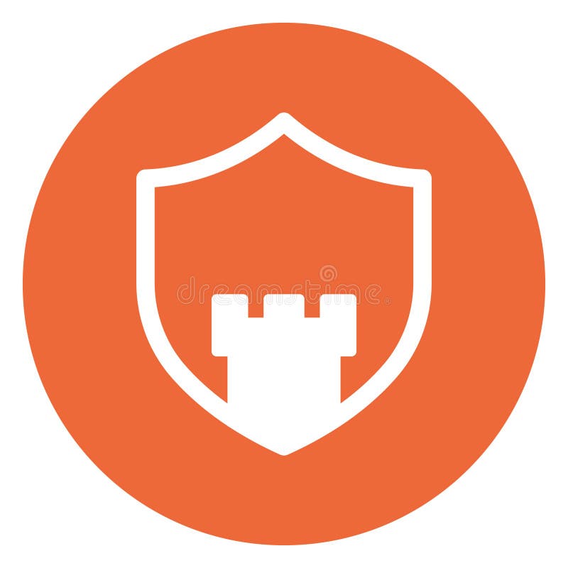 Castle Sign Isolated Vector Icon Which Can Easily Modify or Edit Stock ...