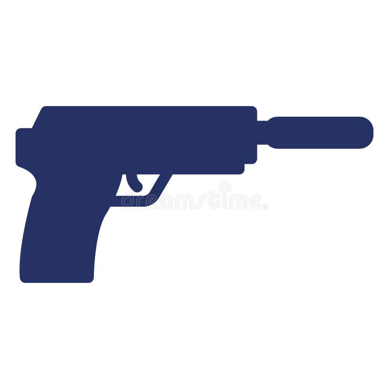 Gun Isolated Vector Icon Which Can Easily Modify or Edit Stock Vector ...