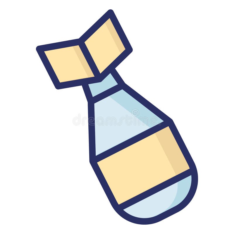 Aviation Bomb Isolated Vector Icon Which Can Easily Modify or Edit ...