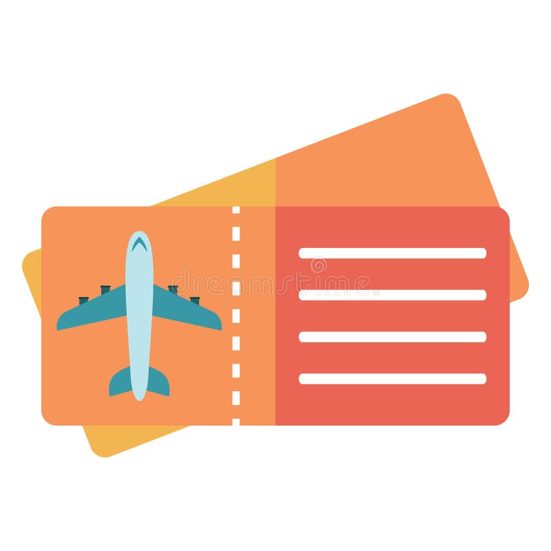 Advance Tickets Color Vector Icon Isolated and Fully Editable Stock ...
