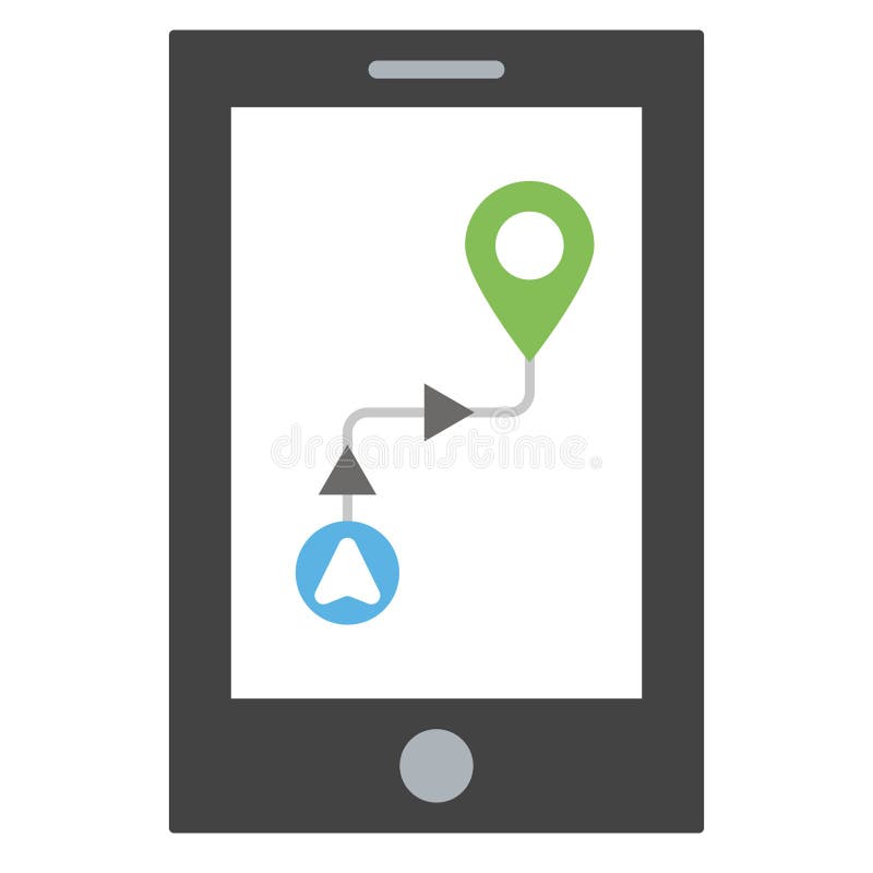 Gps Isolated Color Vector Icon Which Can Easily Modify or Edit Stock ...