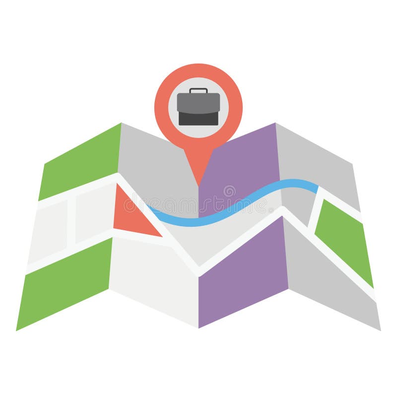 Destination Color Vector Icon Which Can Easily Modify or Edit Stock ...