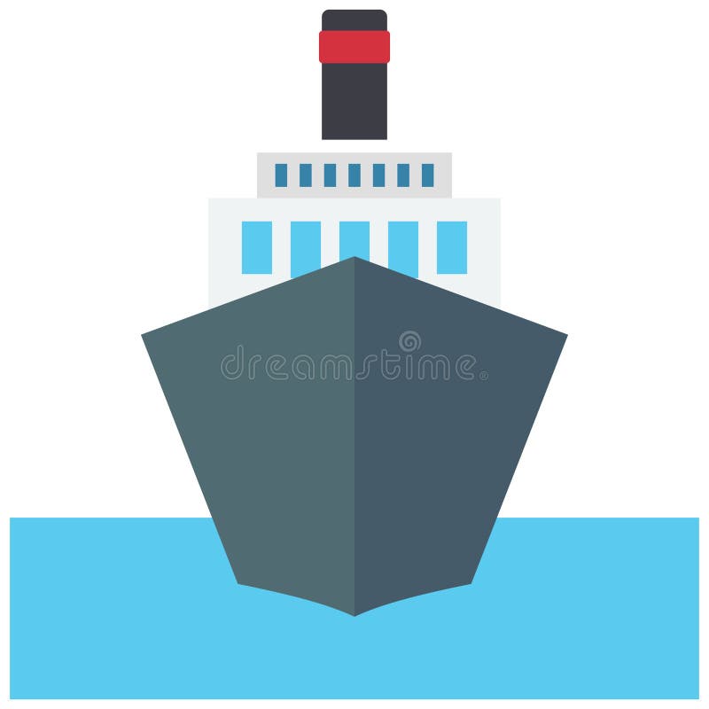 Ship Color Vector Icon Which is Fully Editable, You Can Modify it ...