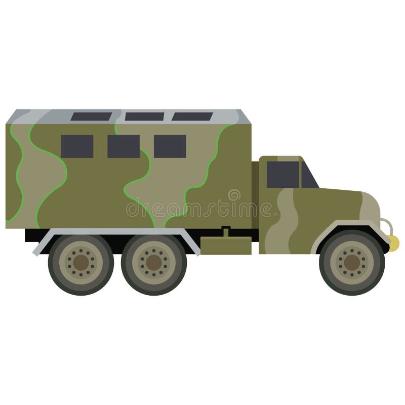 Military Truck Color Vector Icon Which is Fully Editable, You Can ...