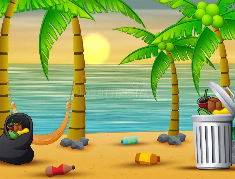 Polluted Beach Stock Illustrations – 582 Polluted Beach Stock ...