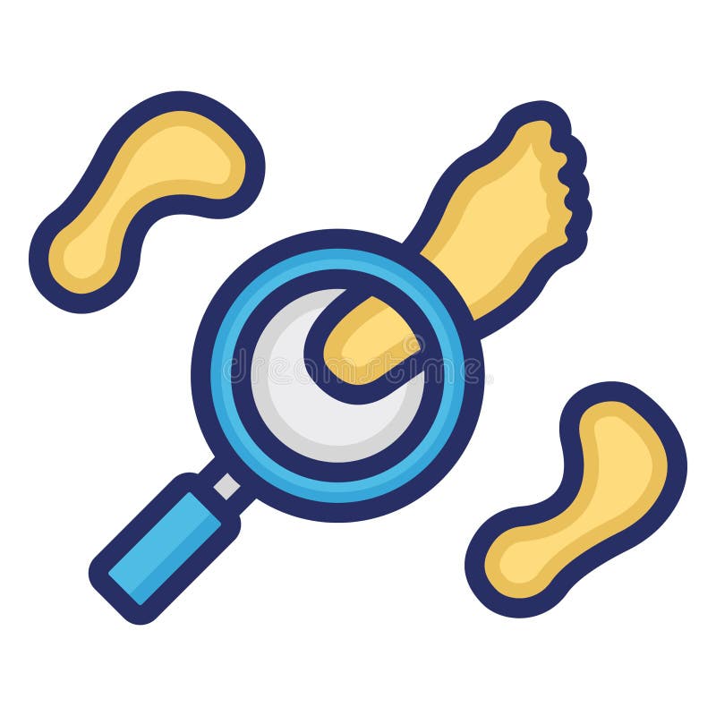 Forensics Isolated Vector Icon Which Can Easily Modify or Edit Stock ...